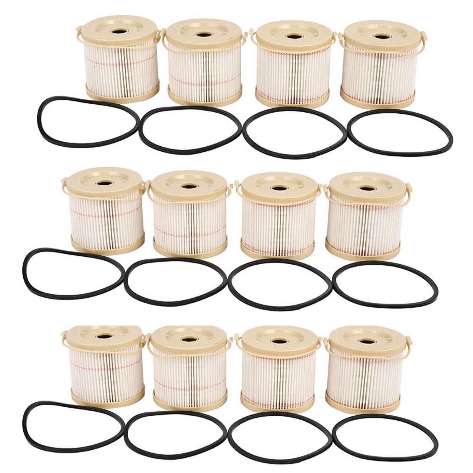 12Pcs 2010PM 2010TM Filter Elements for 500FG Fuel Engine Fuel Water ...
