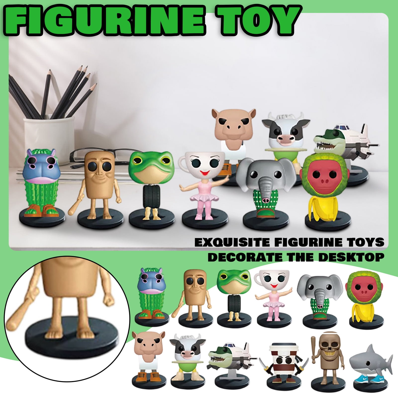 12Pcs 2025 New Italian Brainrot Toy Figures Animals Tralalero Tralala ...