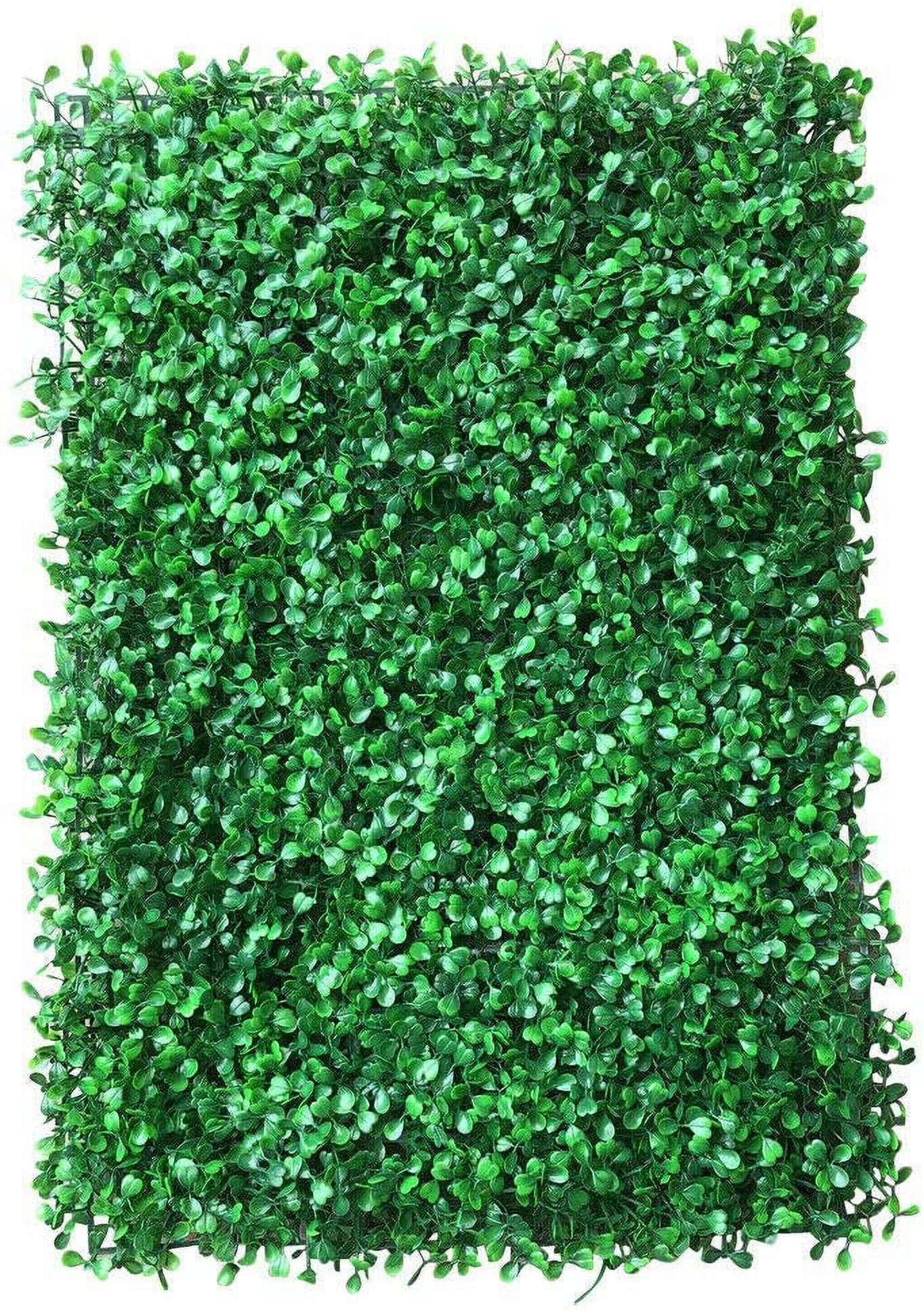 12Pcs 24x16 Inch Artificial Boxwood Hedges Green Topiary Panels ...