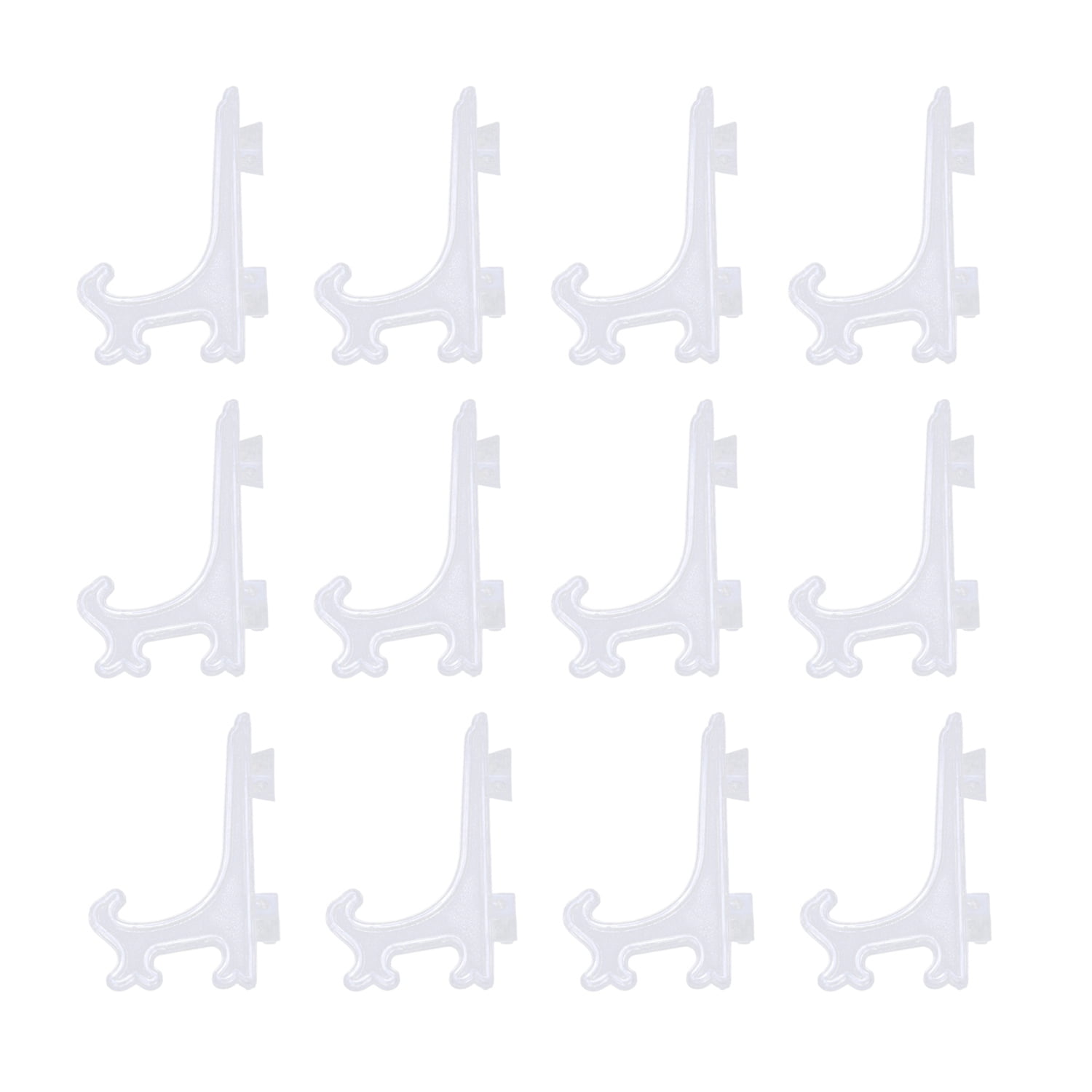 12Pcs 3 Inch Plastic Easels or Plate Holders Display Dinner ...