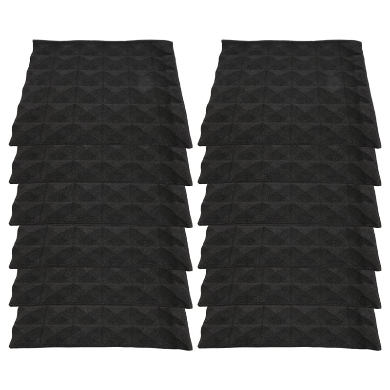 12Pcs 30X30X5CM Sound Insulation Insulation Foam for Recording Studio ...