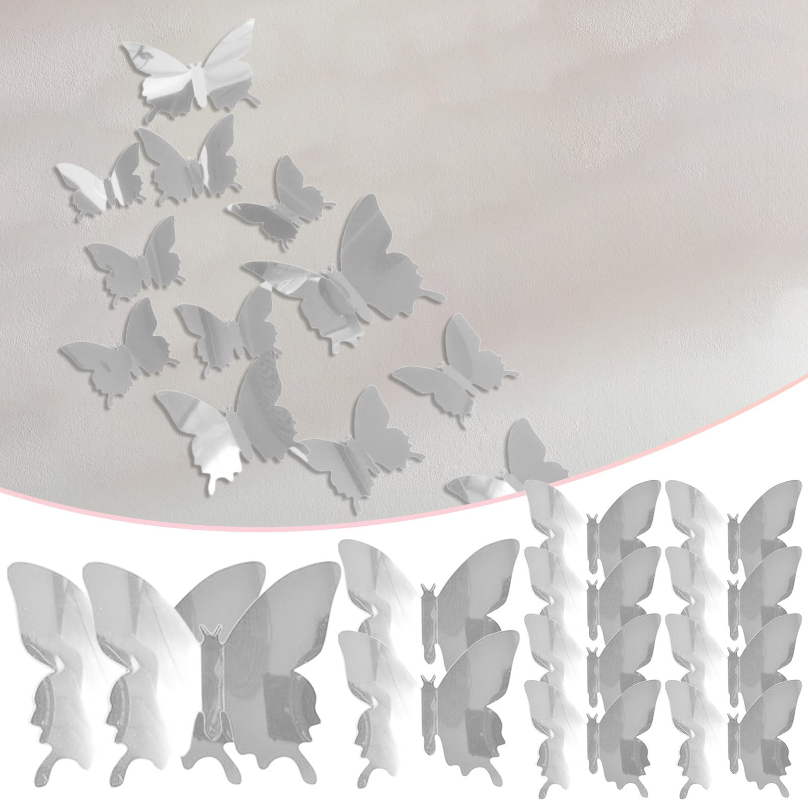 12Pcs 3D Butterfly Removable Wall Decals DIY Home Decorations Art Decor ...