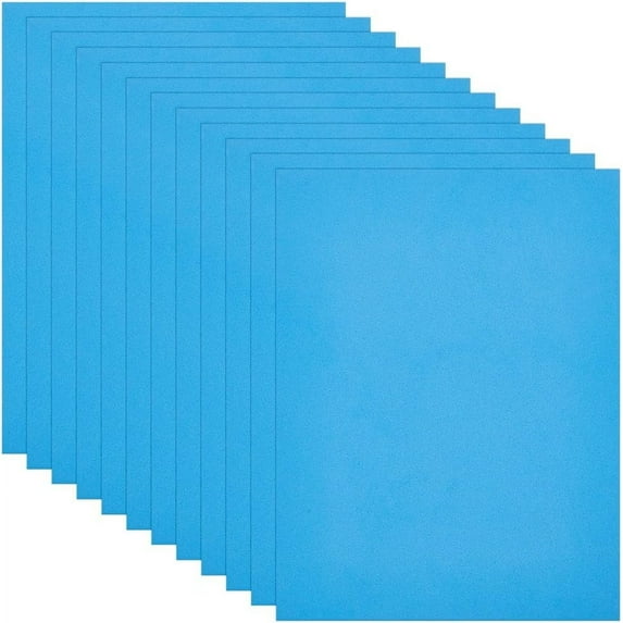 12Pcs 3mm Thick Blue Eva Foam Sheets 12 × 9 Inches Rectangle EVA Foam ...