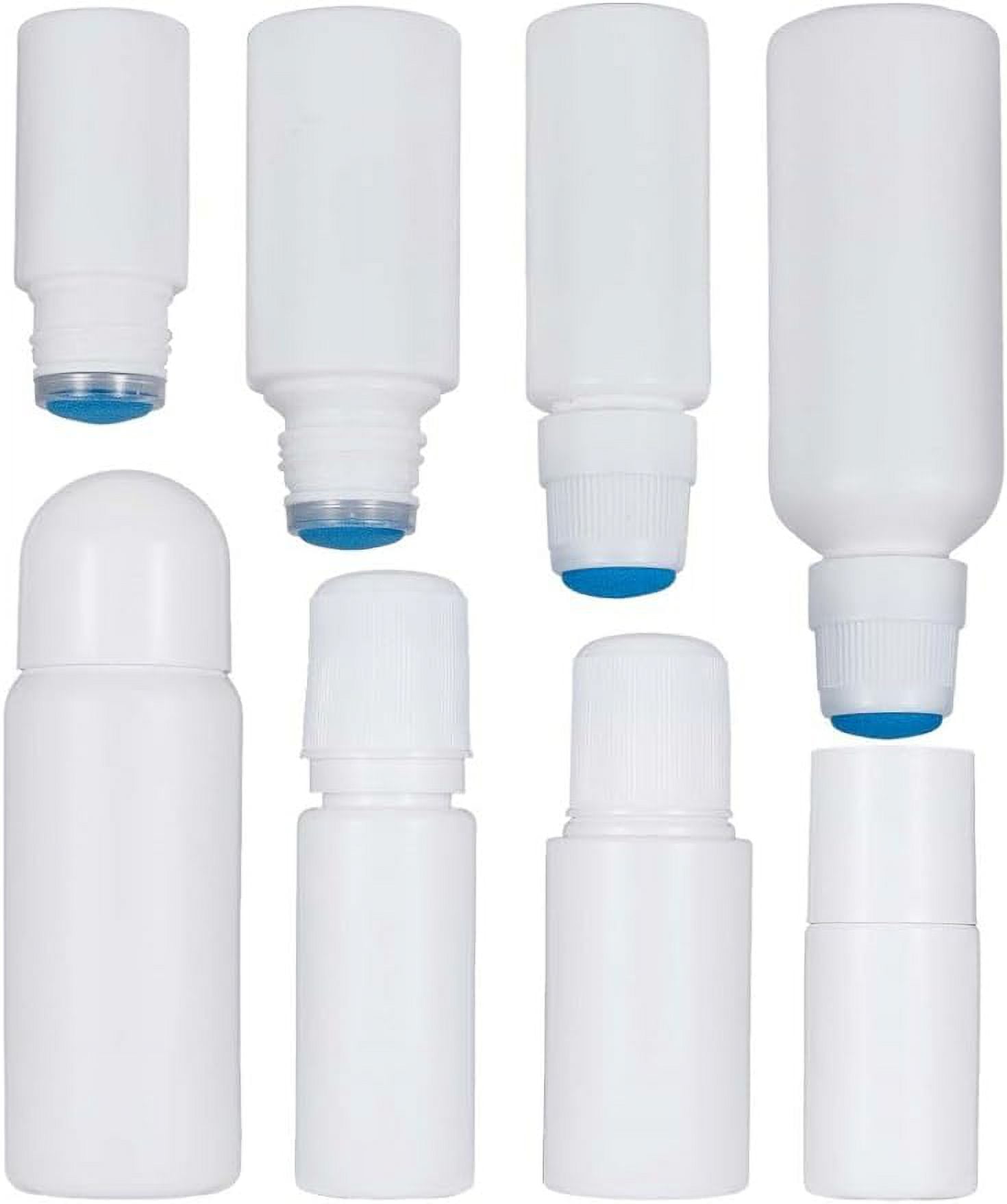 12Pcs 4 Sizes Empty Dauber Bottles Sponge Head Applicator Bottle Marker ...