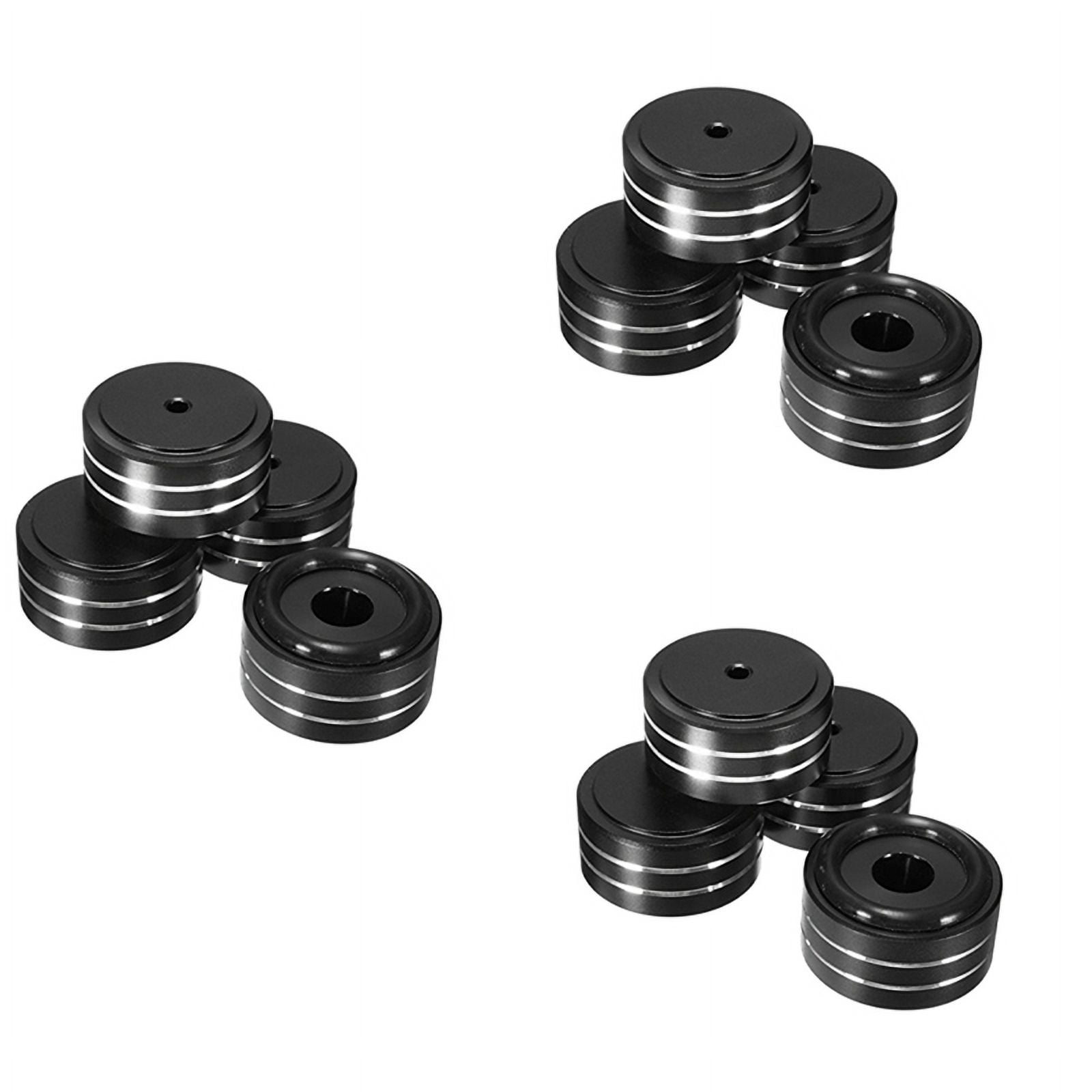 12Pcs 40X20mm Aluminum HIFI AMP Speaker Isolation Stand Turntable Feet ...