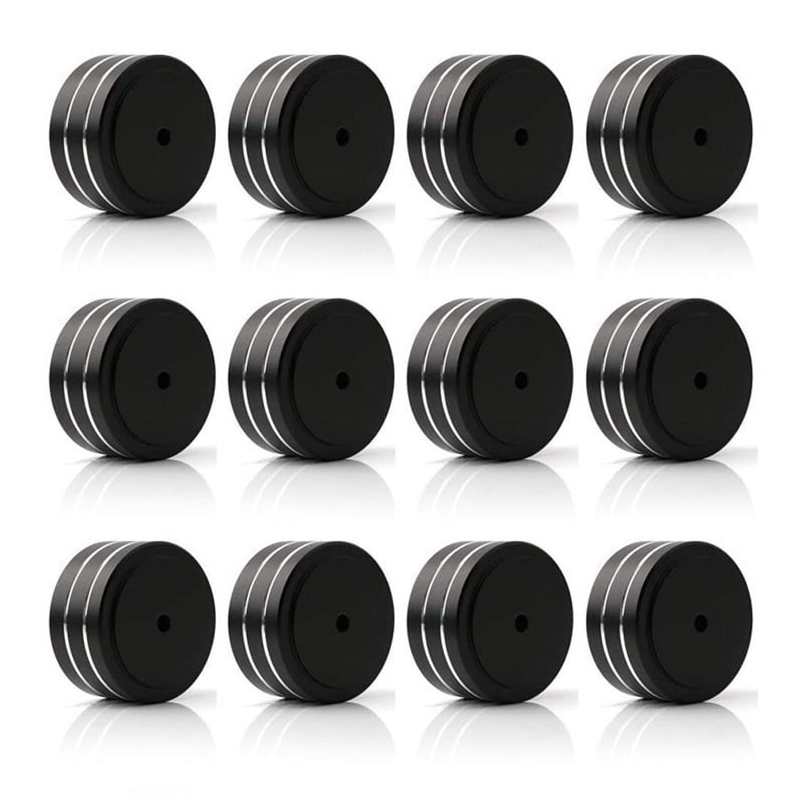 12Pcs 40X20mm Aluminum HiFi AMP Speaker Isolation Stand Turntable Feet ...