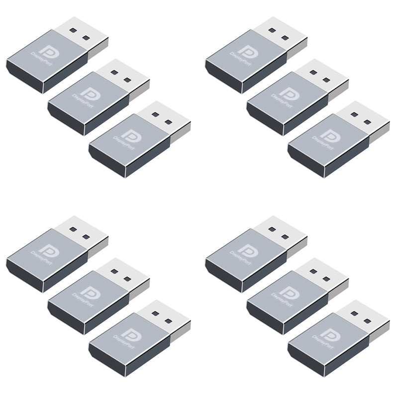 12Pcs 4K Displayport Dummy Plug DP Virtual Display EDID Headless Ghost ...