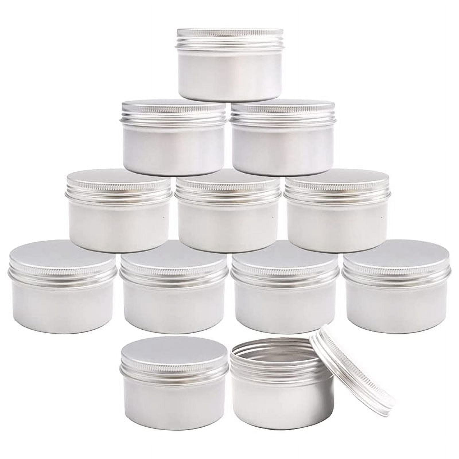 12Pcs 4Oz Metal Candle Tins for DIY Candle Making, Metal Tins with ...