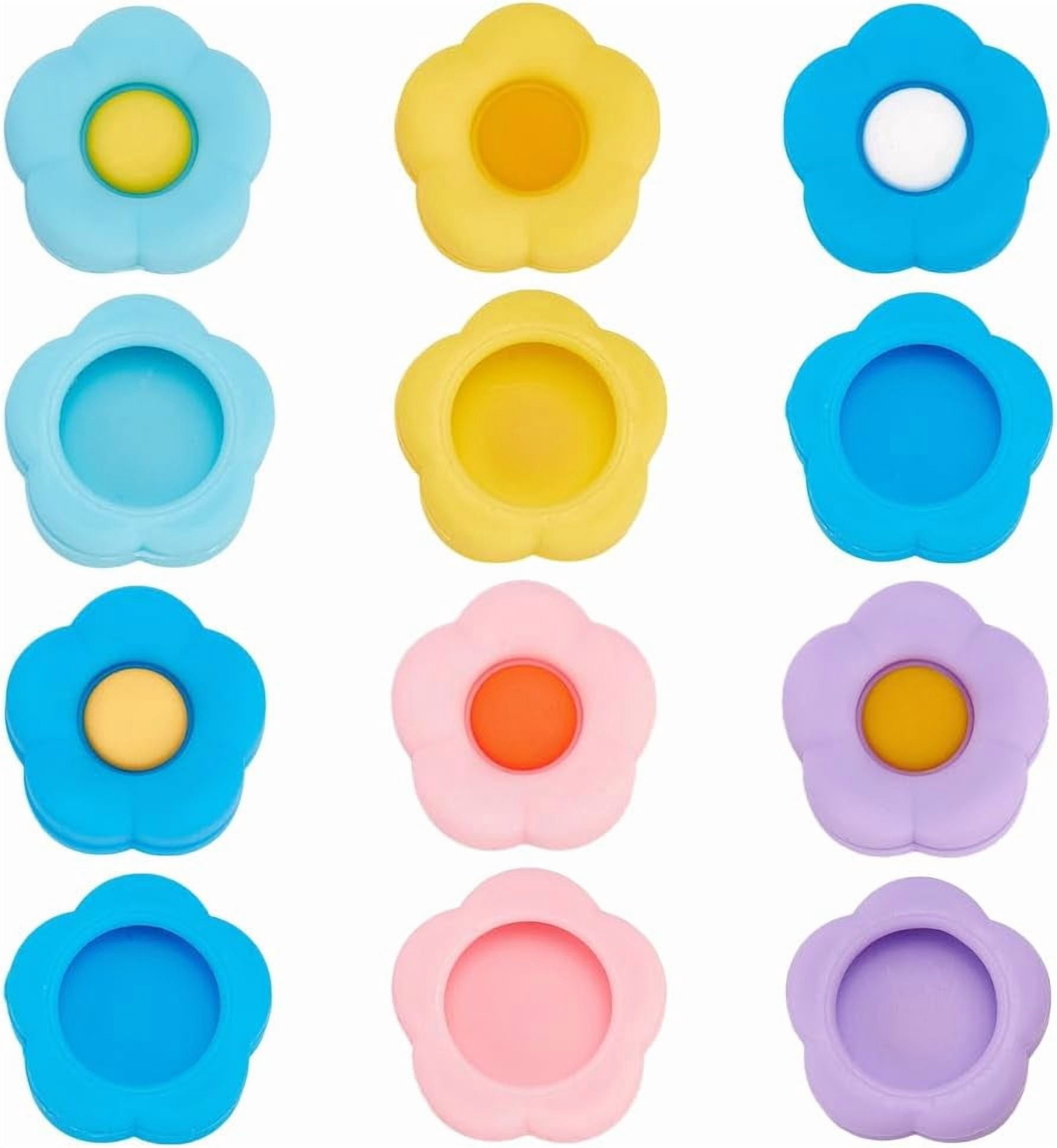12Pcs 6 Colors Flower Joystick Cap Thumb Grip for Gamepad Game ...