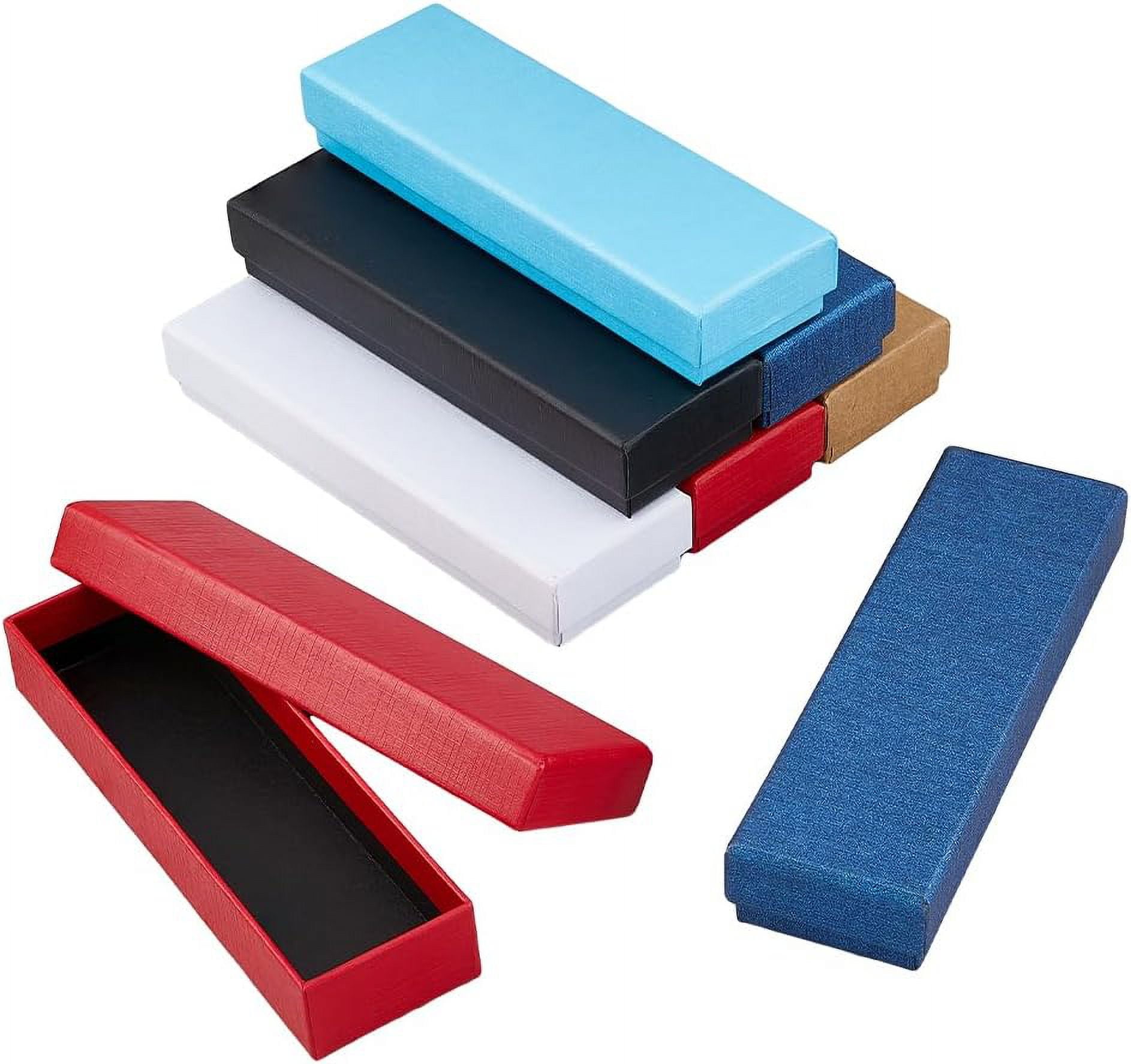 12Pcs 6 Colors Rectangle Gift Boxes Pen Packaging Boxes Cardboard ...