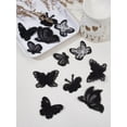 12Pcs 6 Styles Butterfly Lace Embroidered Computerized Embroidery ...