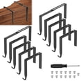 12Pcs Adjustable Outdoor String Light Hook No Drill Light String Metal ...