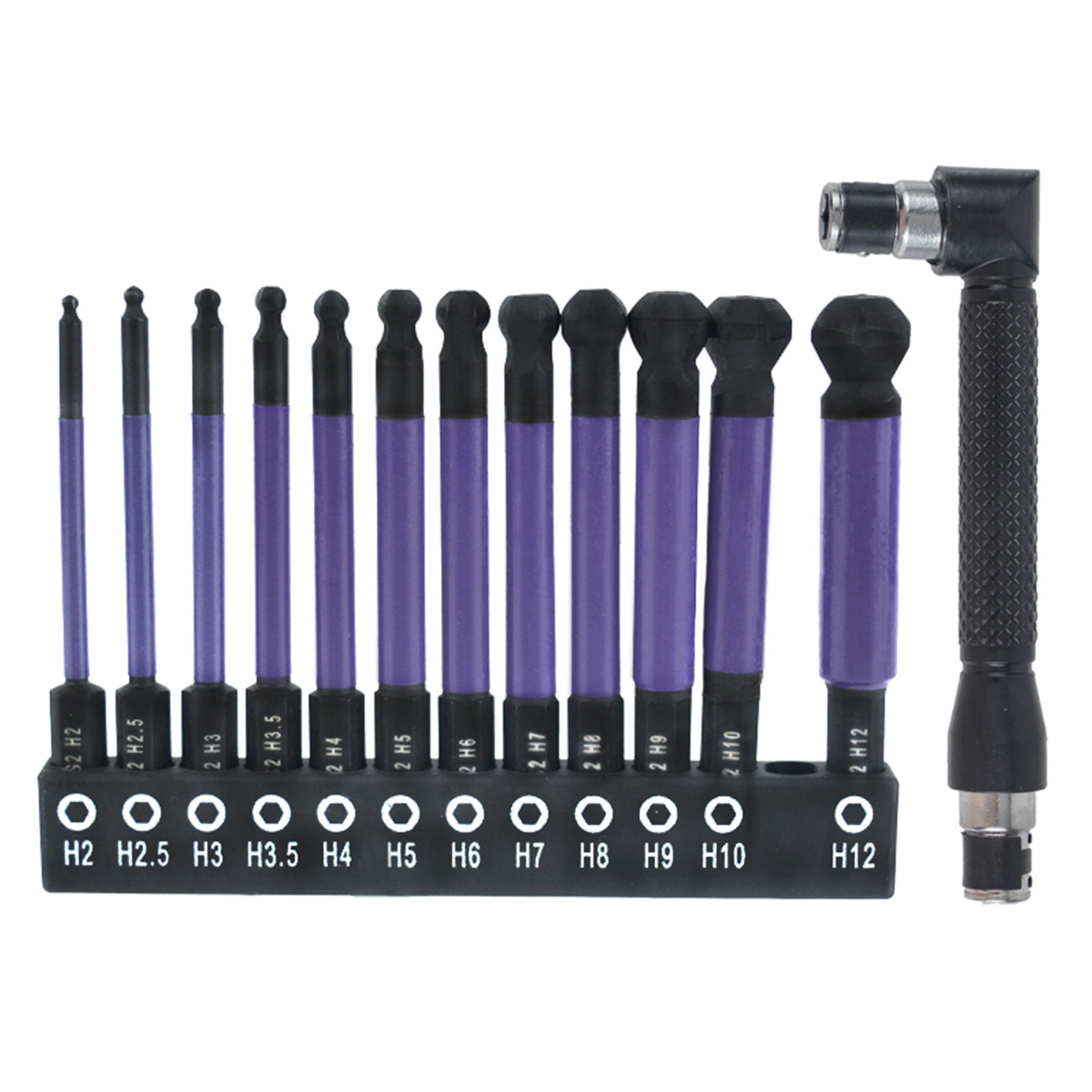 12Pcs Allen Wrenches Drill Bit 1/4inch Hexagonal Screwdriver Bit Set ...