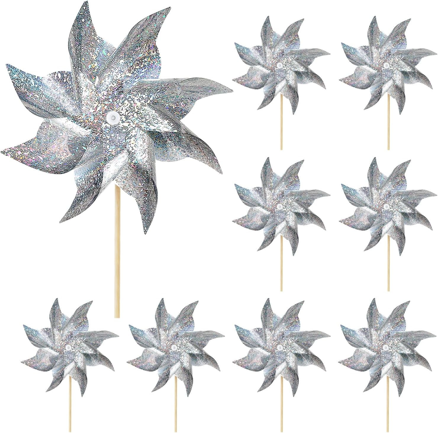 12Pcs American Flag Patriotic Pinwheels for Independence Day, Fourth of ...