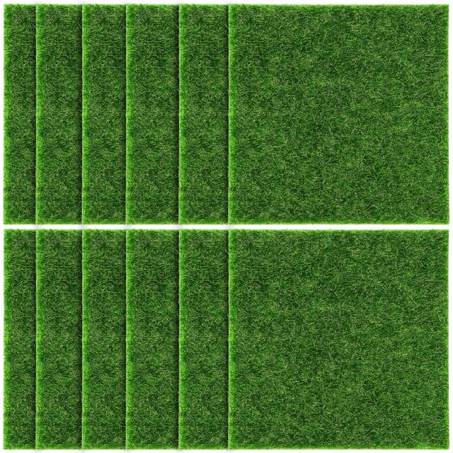12Pcs Artificial Moss Fake Moss Grass Sheets Garden Artificial Grass ...