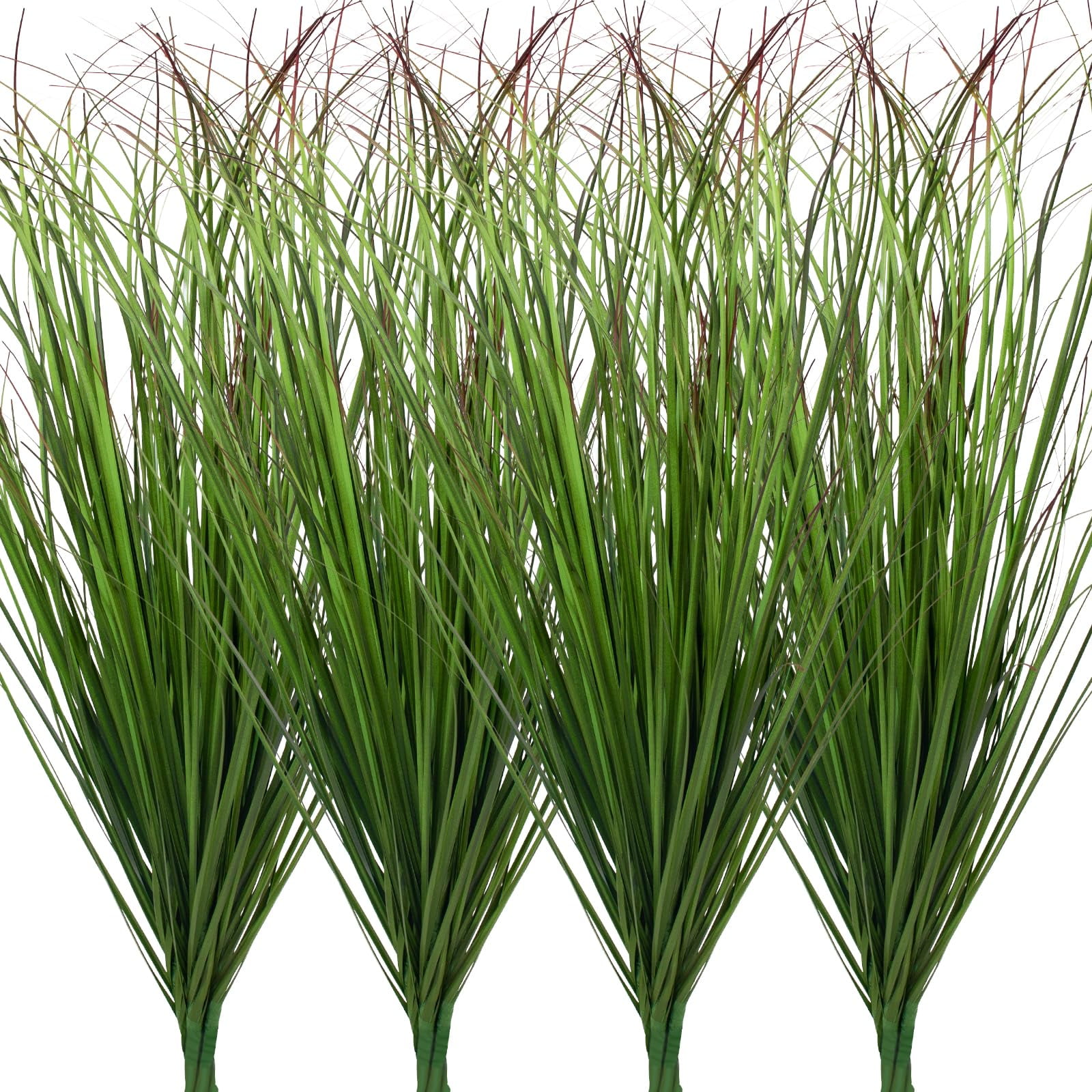 12Pcs Artificial Tall Grass Plants, Faux Wheat Shrubs Greenery Stems ...