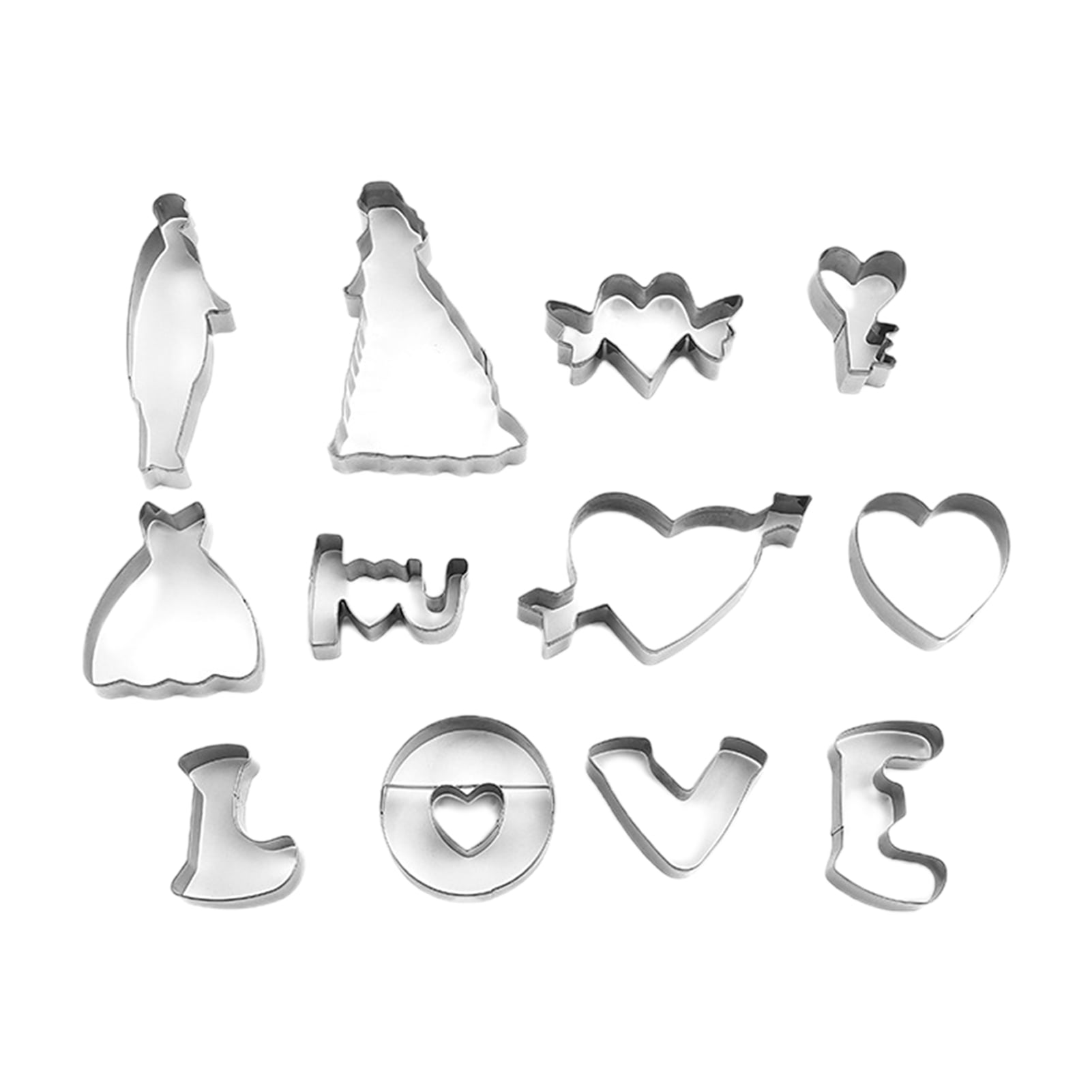 12Pcs Baking Mold Set - Sharp Cut Surface, One-Press Molding, Quick ...