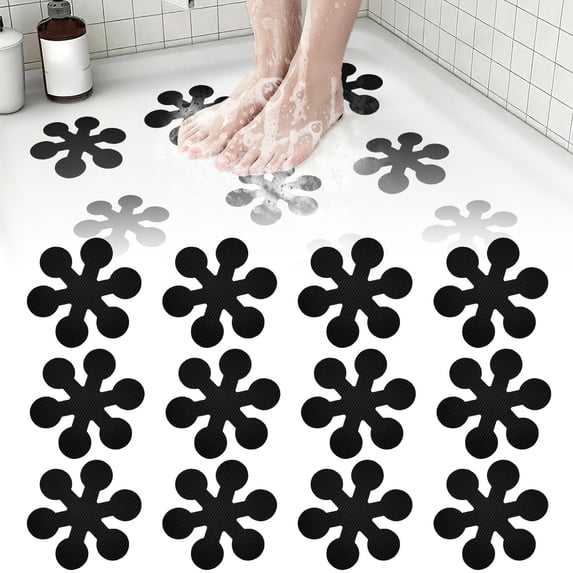 12Pcs Bathtub Stickers Non-Slip, Safety Shower Treads Adhesive ...