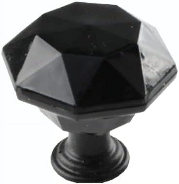 12Pcs Black Bedside Table Handle Kitchen Cabinet Knobs Handle Round ...