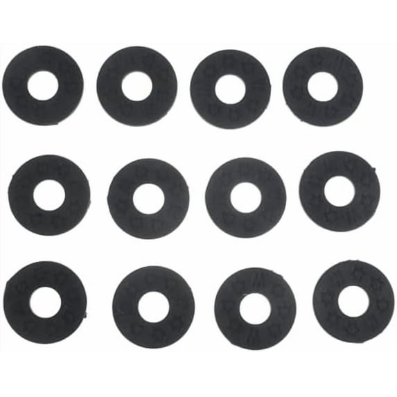 12Pcs Black Guitar Strap Locks Strap Holder Sturdy Synthetic Rubber ...