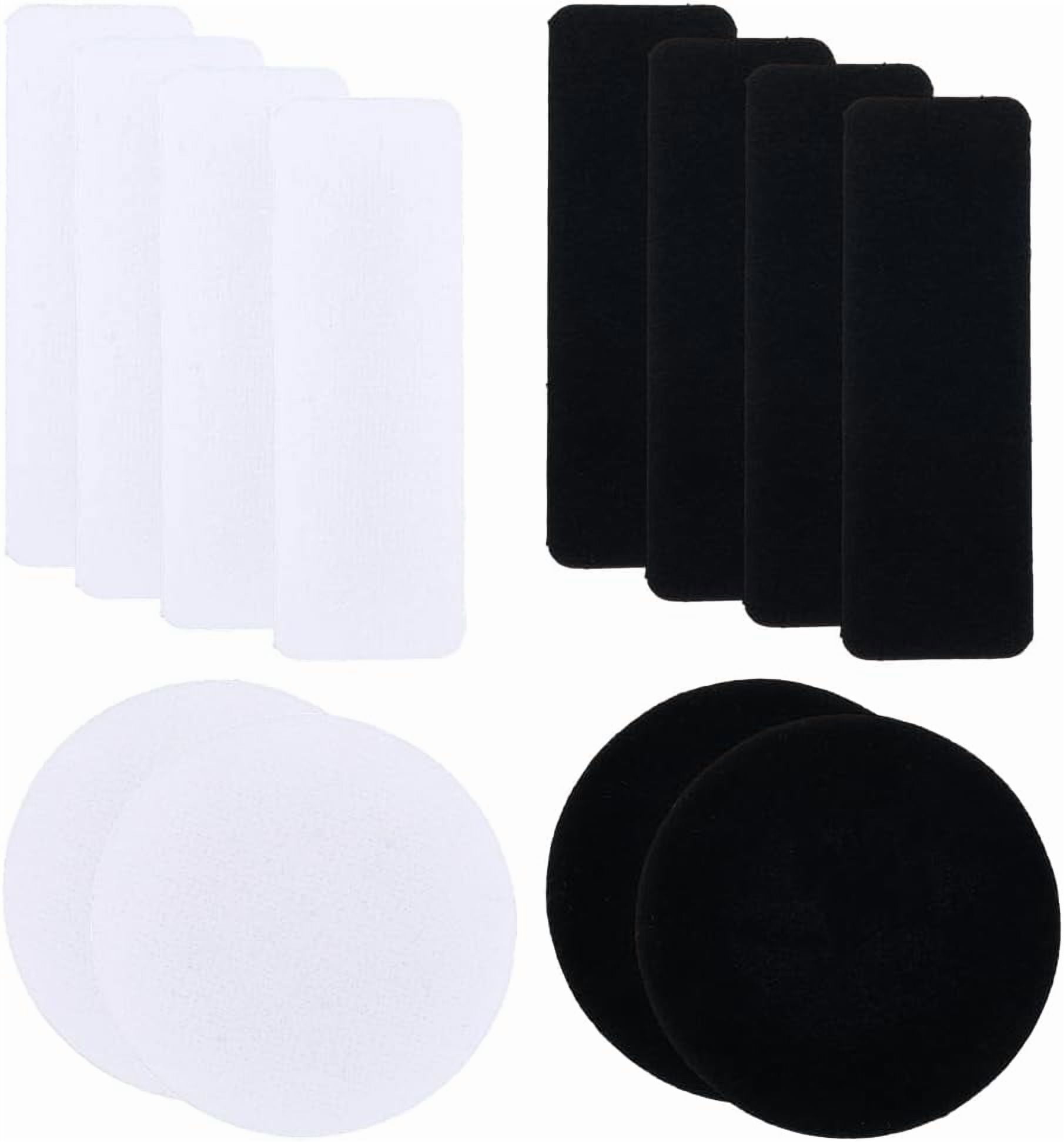 12Pcs Black White Shoe Patches for Holes Self-Adhesive Rectangular ...