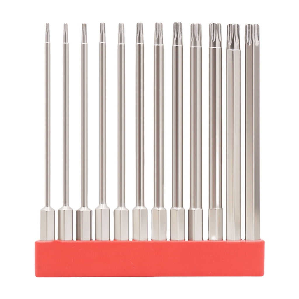 12Pcs Blossom Head Screwdriver Bit Set Magnetic Drill Bit Extension ...