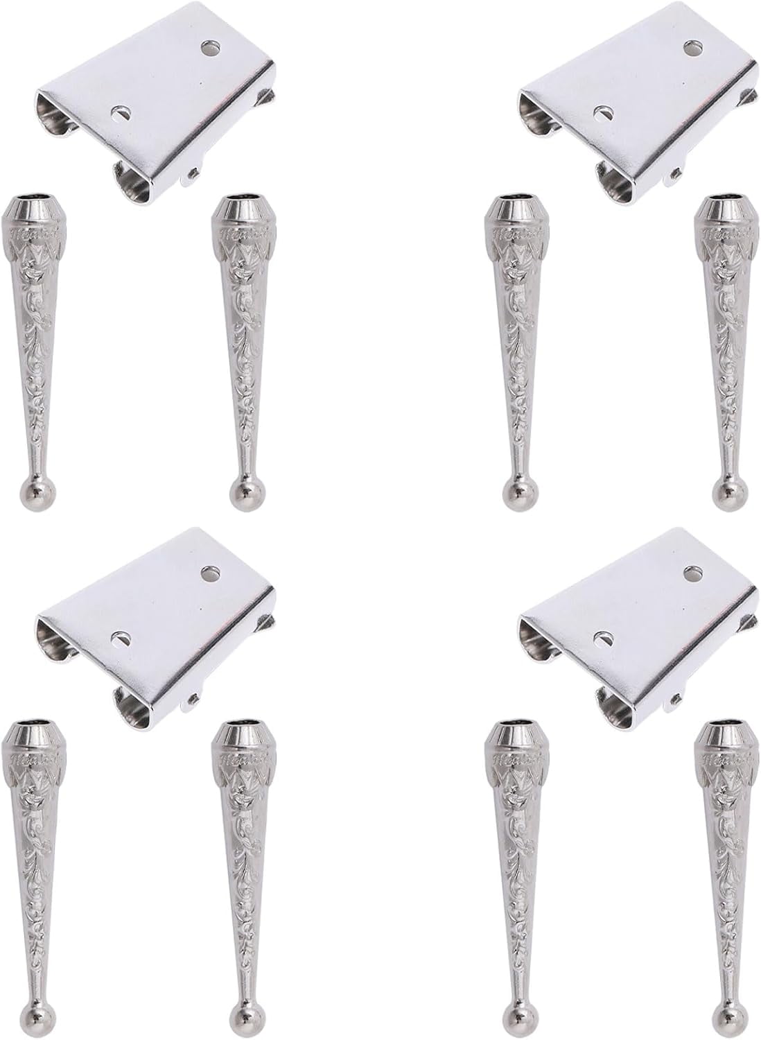 12Pcs Bolo Tie Slides Clasp Bolo Tie Findings Kit with 8Pcs Alloy Cord ...