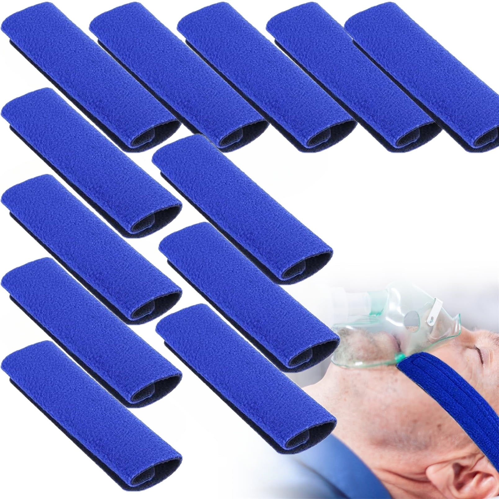 12Pcs CPAP Strap Covers, Reusable CPAP Mask Strap Cover, CPAP Strap ...