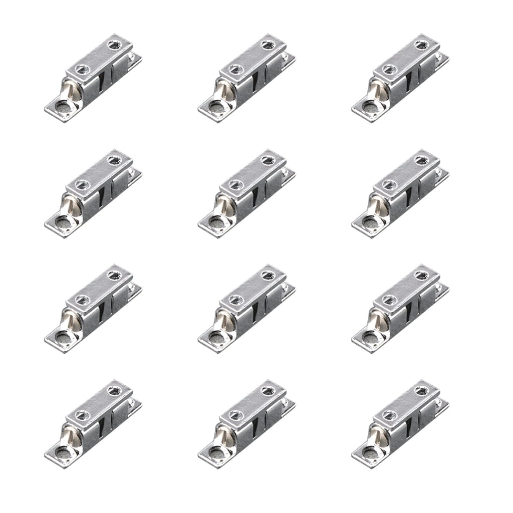 12Pcs Cabinet Door Closet Balls Tension Latches Zinc Alloy Double Balls ...