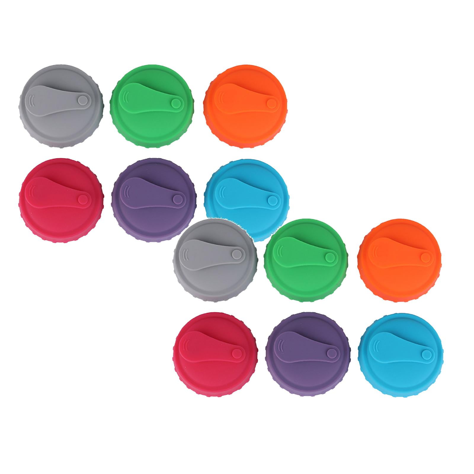 12Pcs Can Covers For Drinks Cans Can Lids For Fizzy Drinks Protector ...