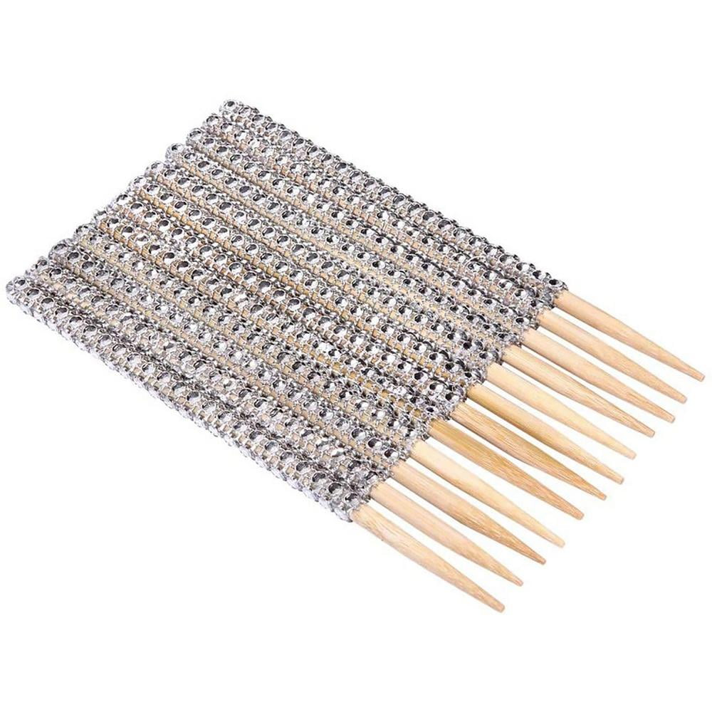 12Pcs Candy Apples Sticks, Bling Apples Candy Sticks Christmas ...