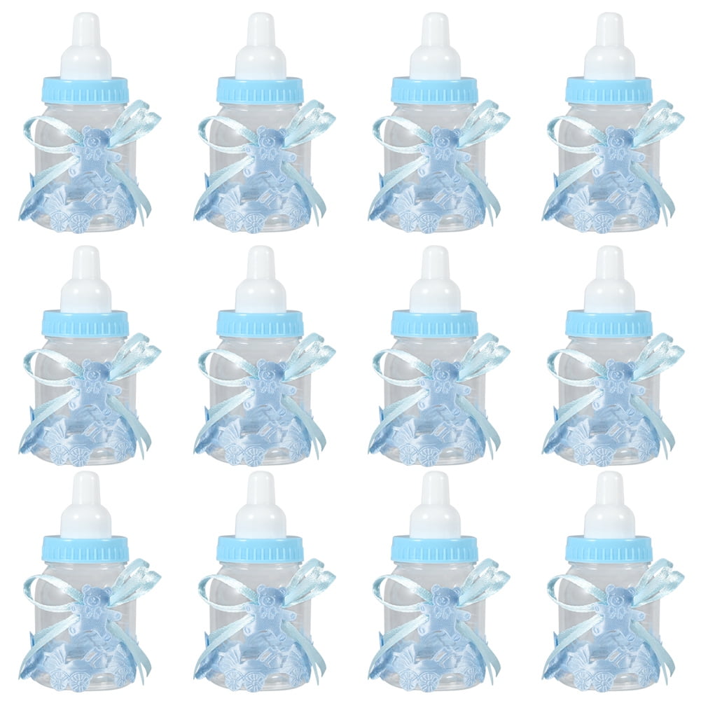 12Pcs Candy Chocolate Bottles Box For Girl Boy Baby Shower Party Favors ...