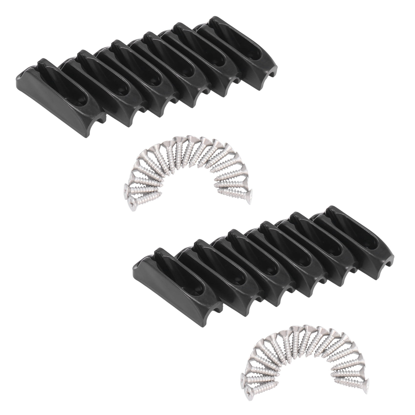 12Pcs Canoe Kayak Cord Lock Rudder Control Nylon Self-Lock Rope Cord ...