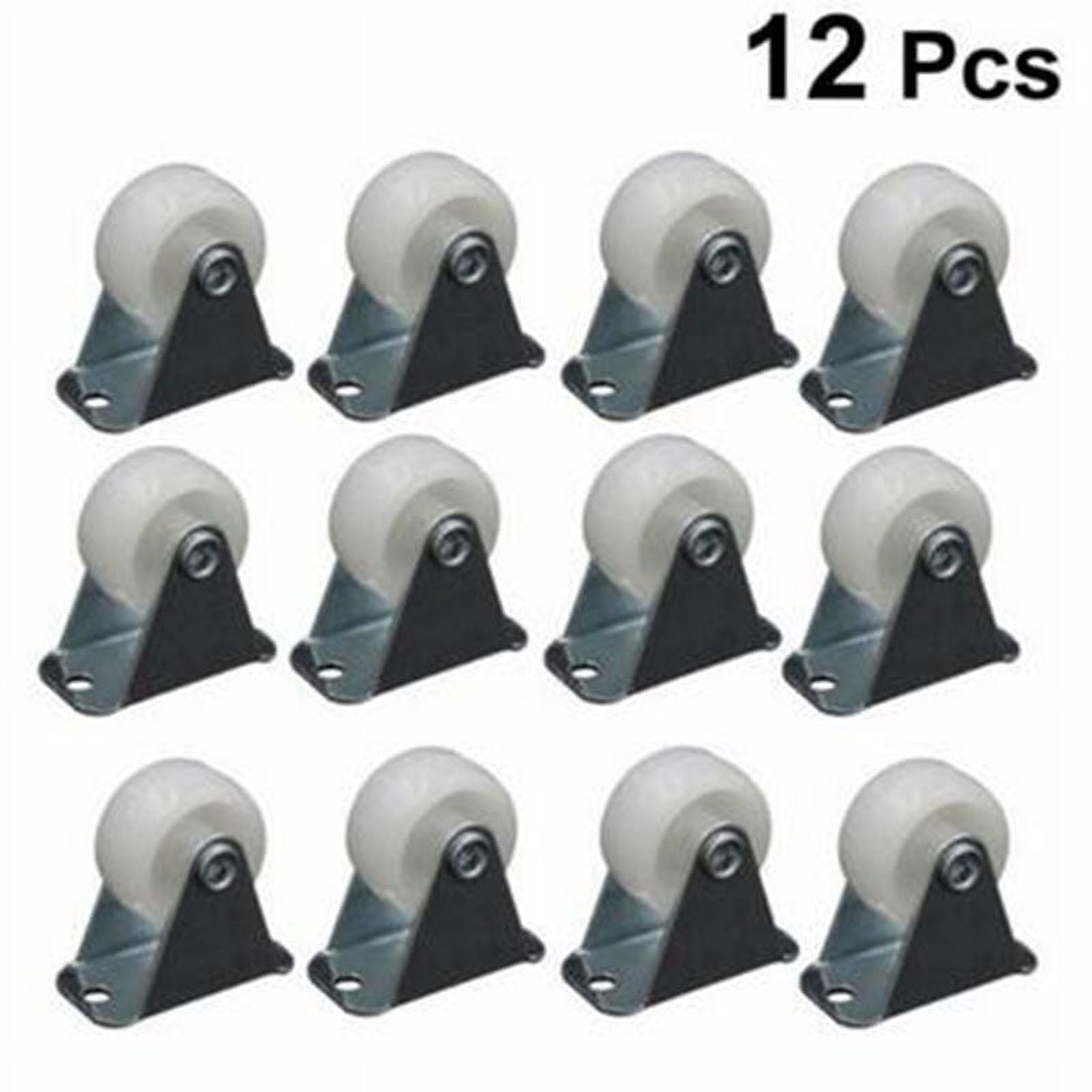 12Pcs Chair Casters Wheel Furniture Castors for Trolleys Small ...