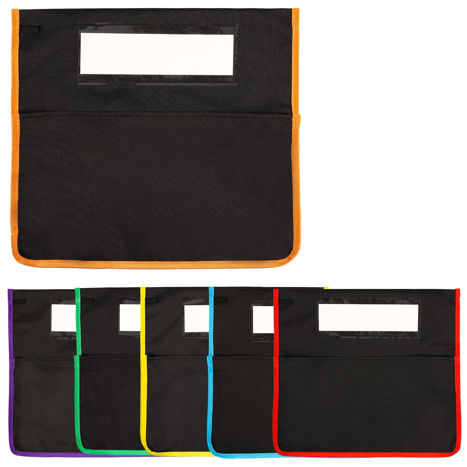 12Pcs Chair Pockets for Classrooms with Blank Name Tag Cards Polyester ...