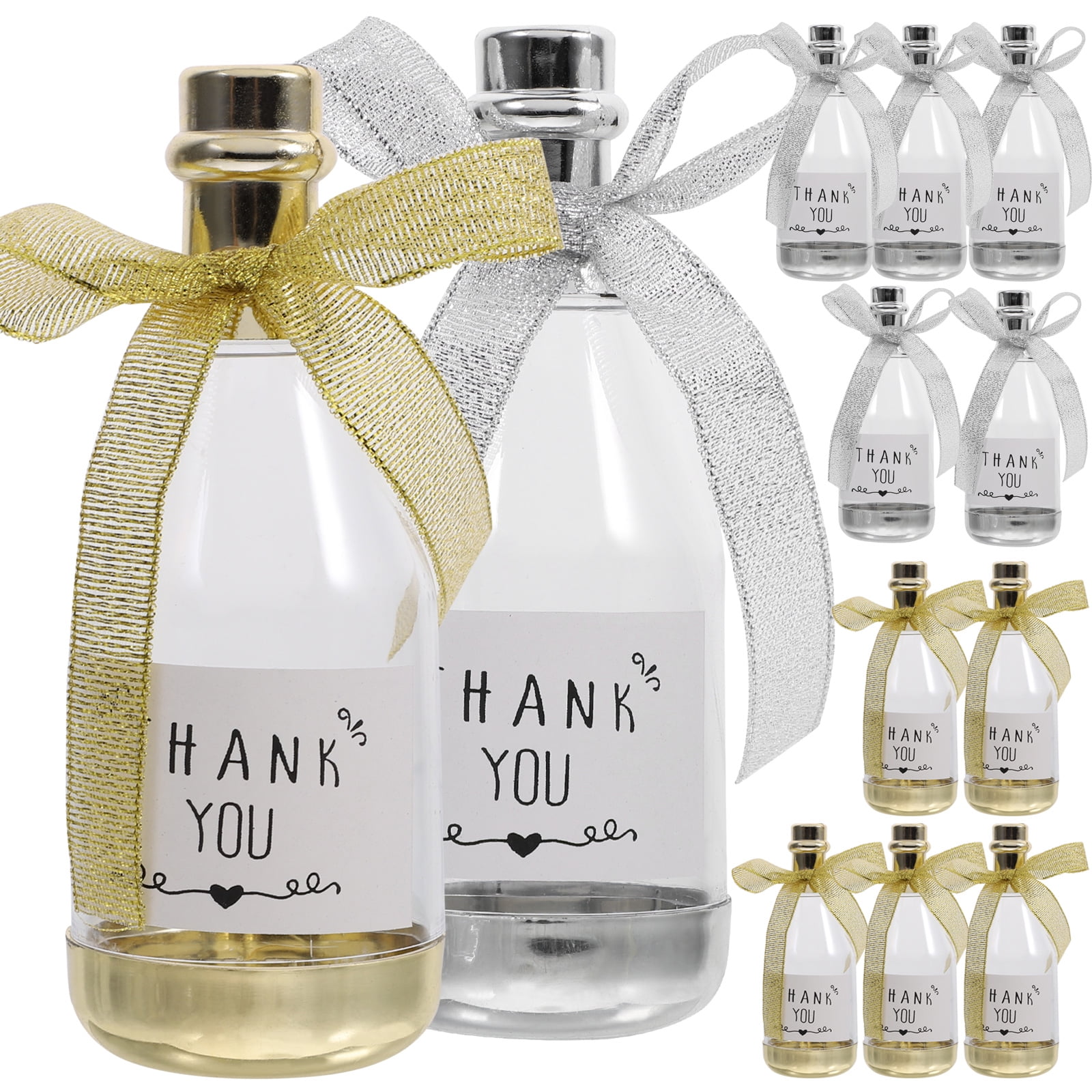 12Pcs Champagne Bottle Shaped Candy Boxes Party Favor Boxes for ...