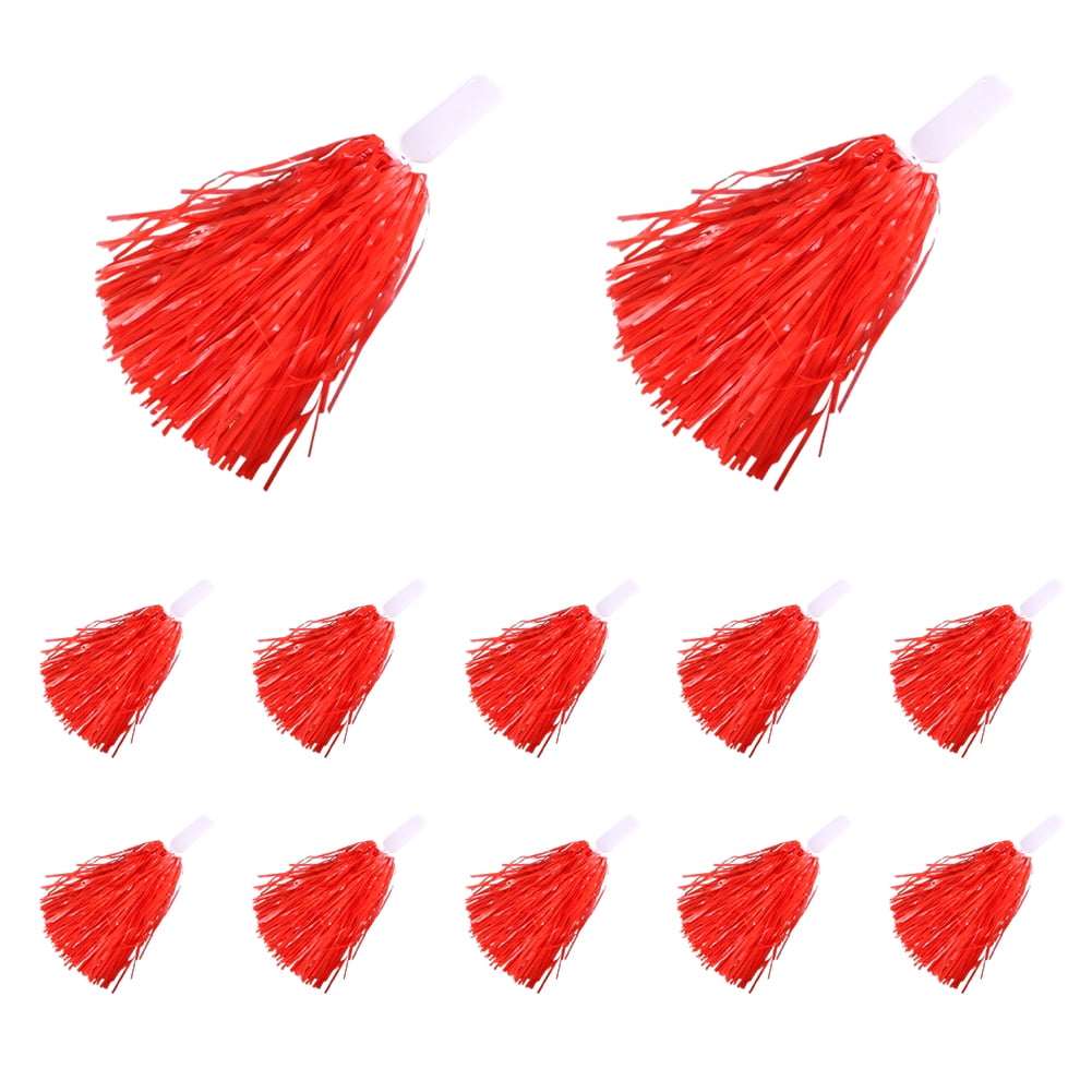 12Pcs Cheerleading Pom Poms Handmade Craftsmanship Cheer Poms Cheering ...