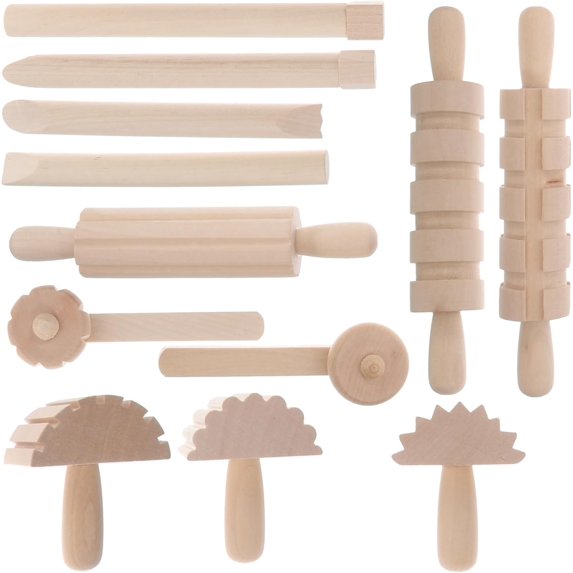 12Pcs Clay Tools DIY Plasticine Set for Kids Molding Sculpting Carving ...