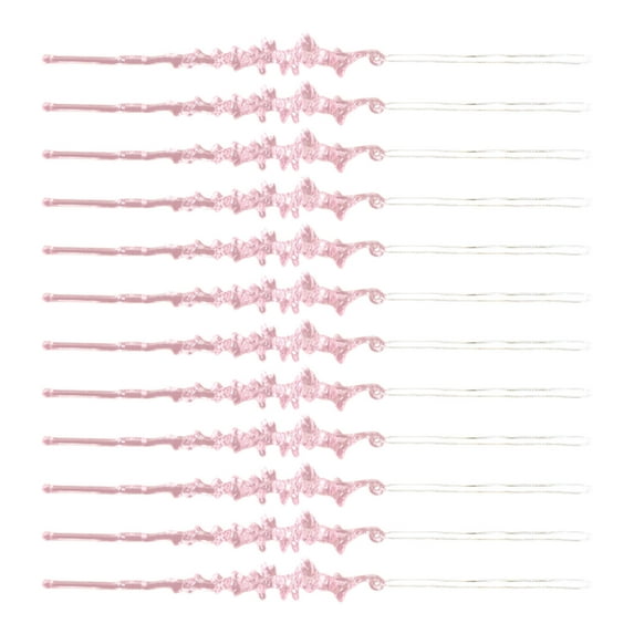 12Pcs Clear Acrylic Ice Ornament Shatterproof Holiday Tree Decorations ...