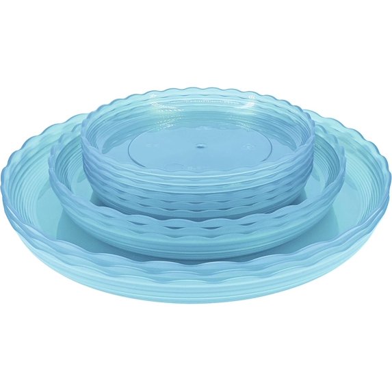 12Pcs Clear Plant Saucer, 6 8 10 Inch Durable Plastic Plant Tray, Round ...