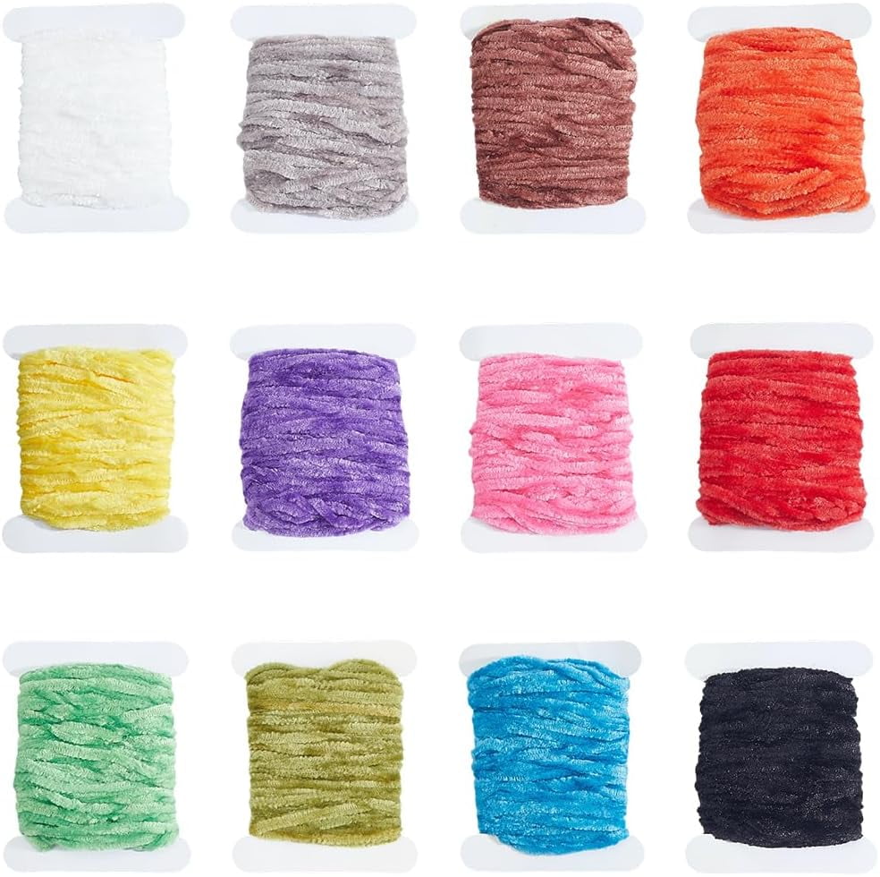 12Pcs Crappie Jig Making Supplies Fly Tying Streamer Materials Assorted ...