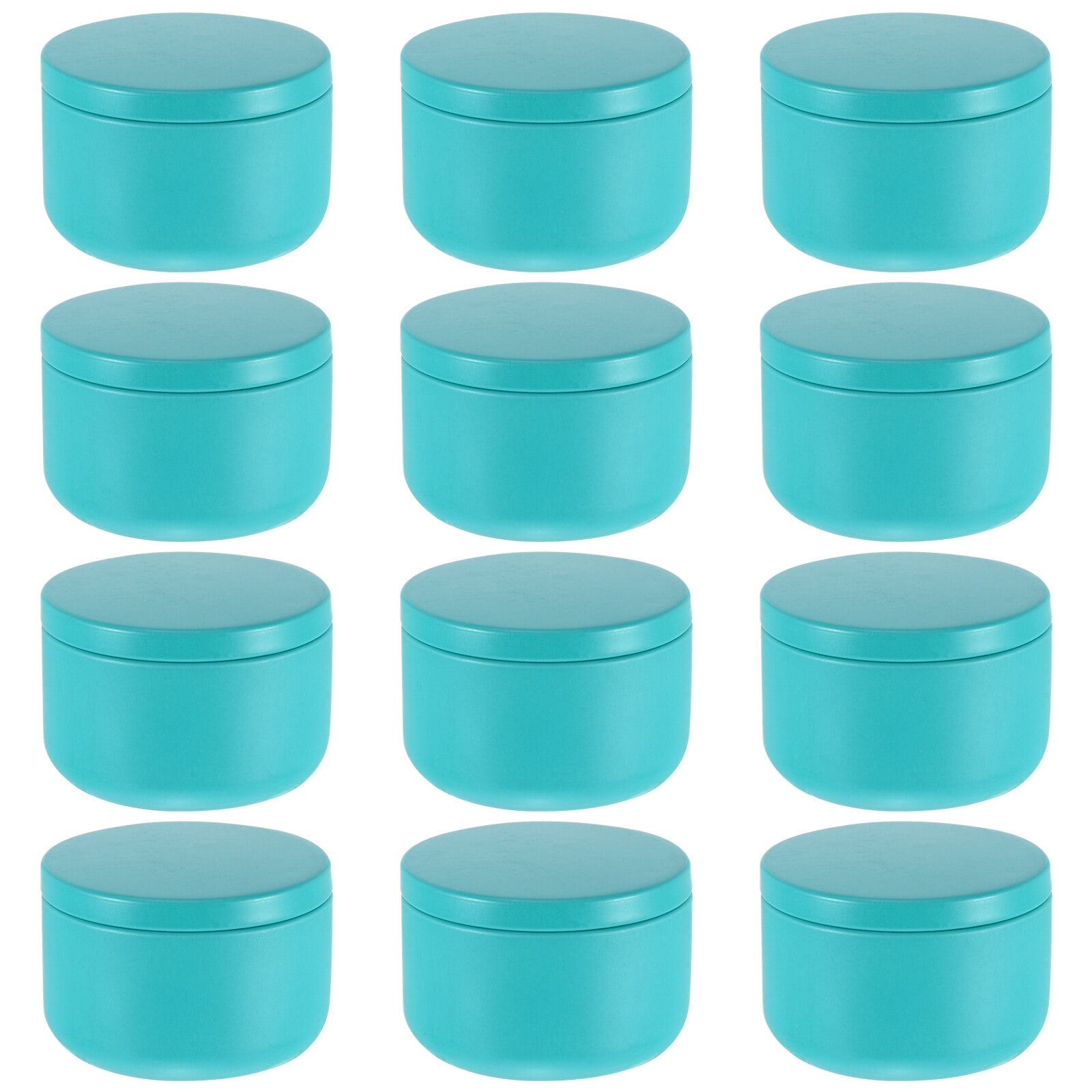 12Pcs DIY Candle Tins Round Containers with Lids for Candle Making Arts ...