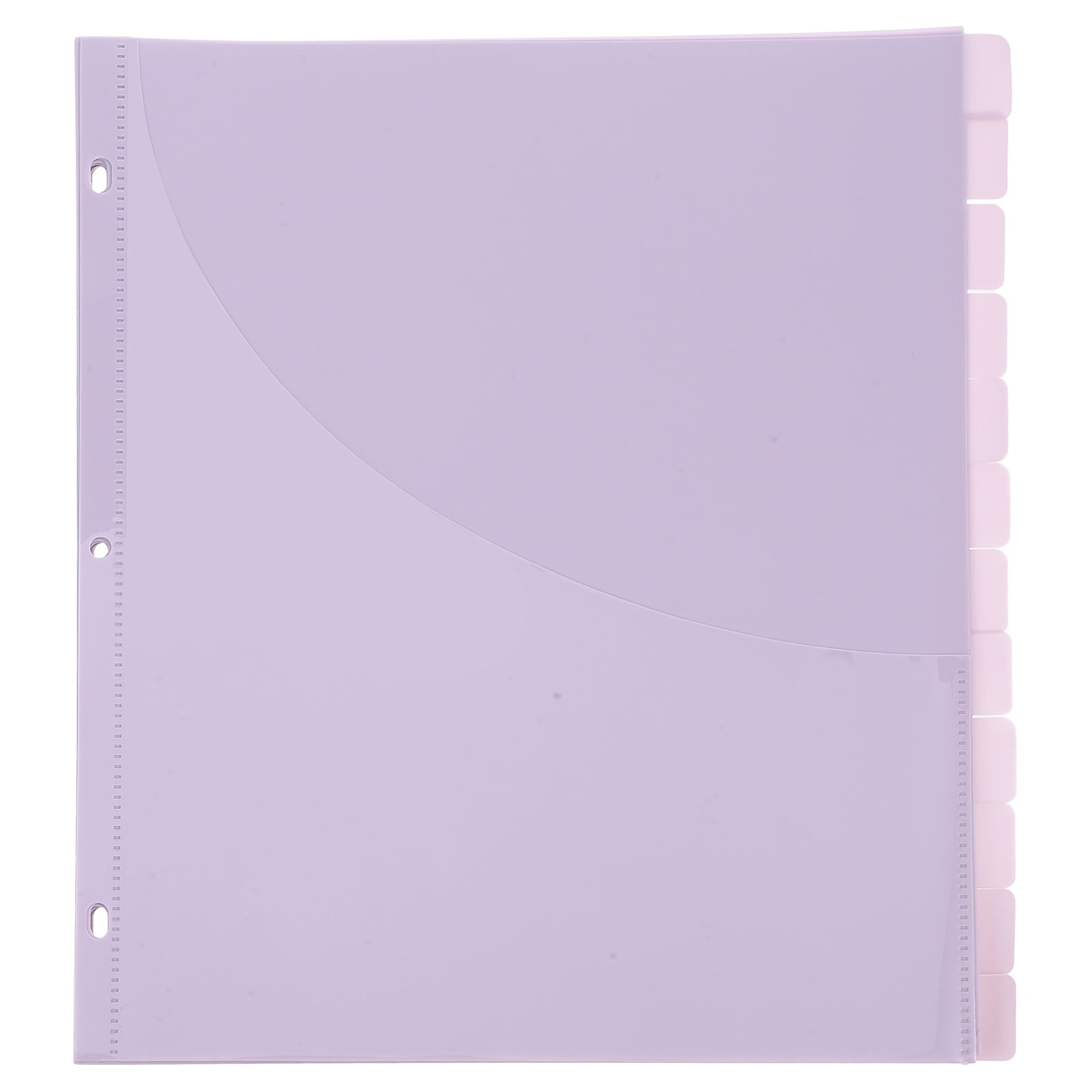 MLINS 12Pcs Letter Size Discbound Pocket Dividers Pages Notebook ...