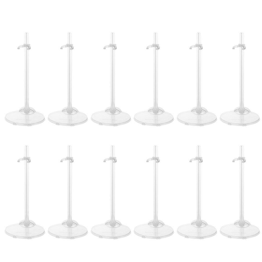 12Pcs Doll Stand Action Figure Display Organizer Doll Support Doll ...