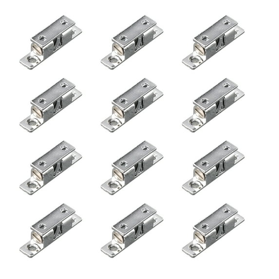 12Pcs Double Balls Tension Roller Catch Latches Zincs Alloy Closet ...
