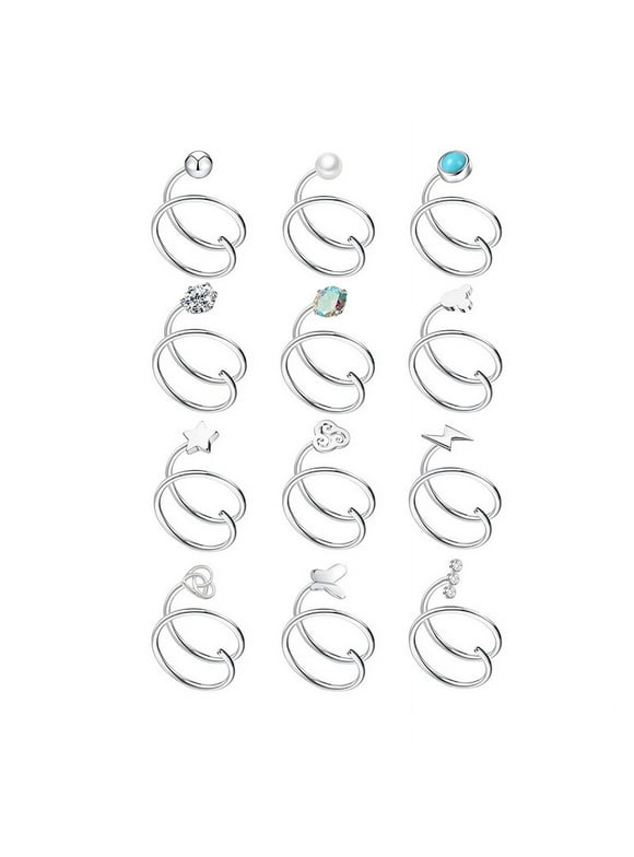 Double Hoop Nose Ring