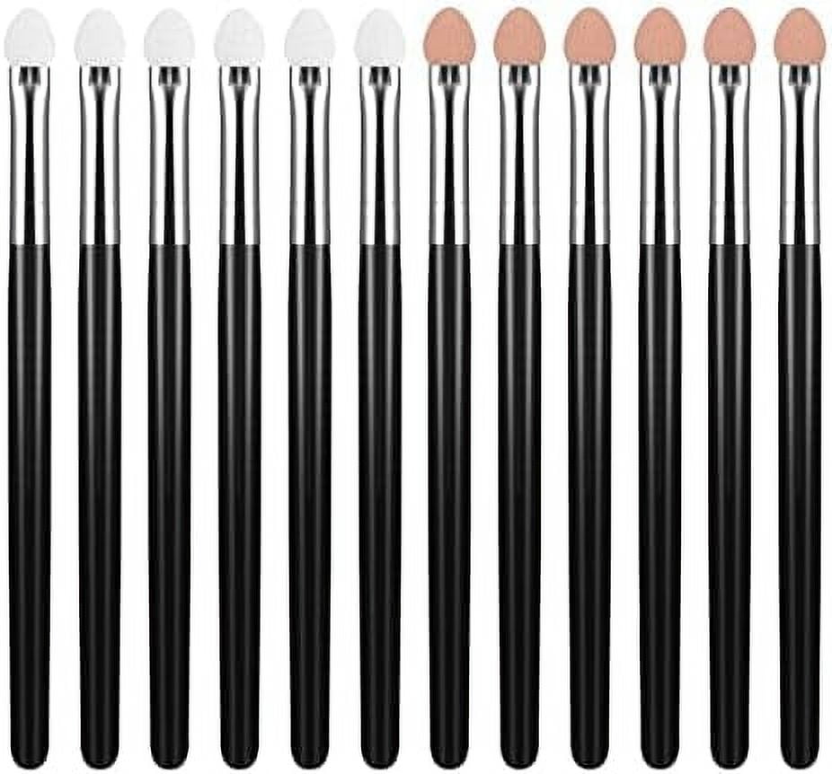 12Pcs Eyeshadow Sponge Applicators Reusable Double Sided Eyeshadow ...