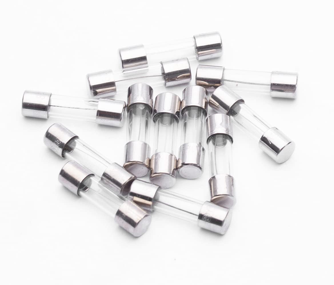 12Pcs F20AL 20A 20Amp 125v Fuse, Fast Blow Glass Fuse / 0.2 x 0.78 inch ...