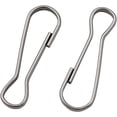 12Pcs Flag Pole Clip Snap Hooks, 304 Stainless Steel Spring Hook for ...