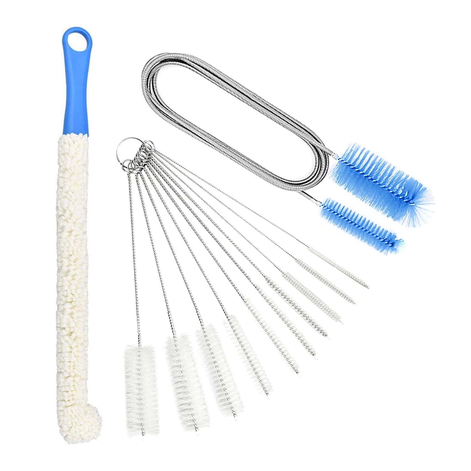 12Pcs Flexible Drain Cleaning Brush Set Rustproof Metal Brushes For ...